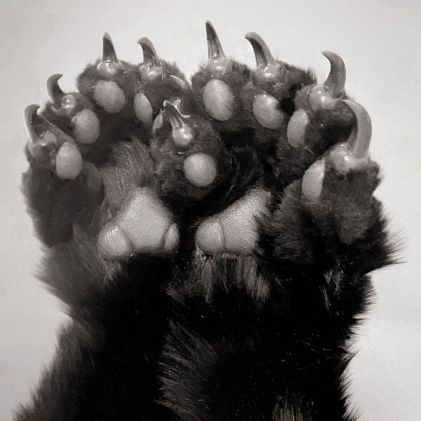 Realistic Five Finger Fursuit Paws - Etsy