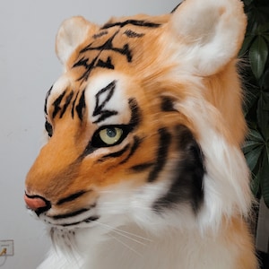 Fursuit Snow Leopard Realistic Head - Furry Big Cat Head - Leopards and ...