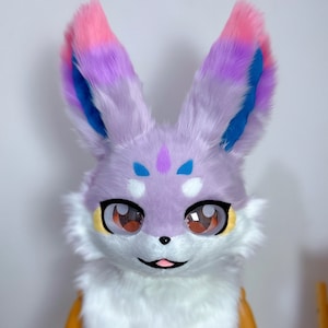 Fursuit Rabbit Head SIDE EYE - Furry Head Custom - Etsy
