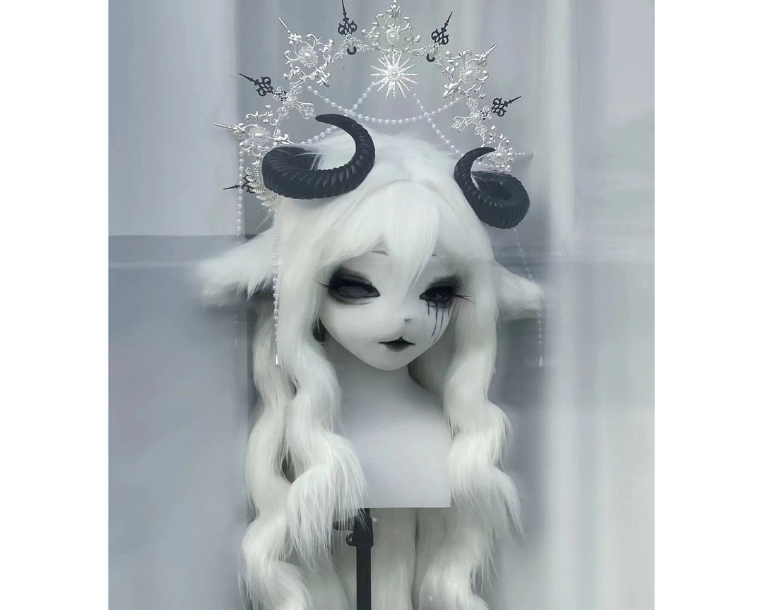 Kigurumi Head KIG Sheep Head Furry Demon Princess Cospaly - Etsy