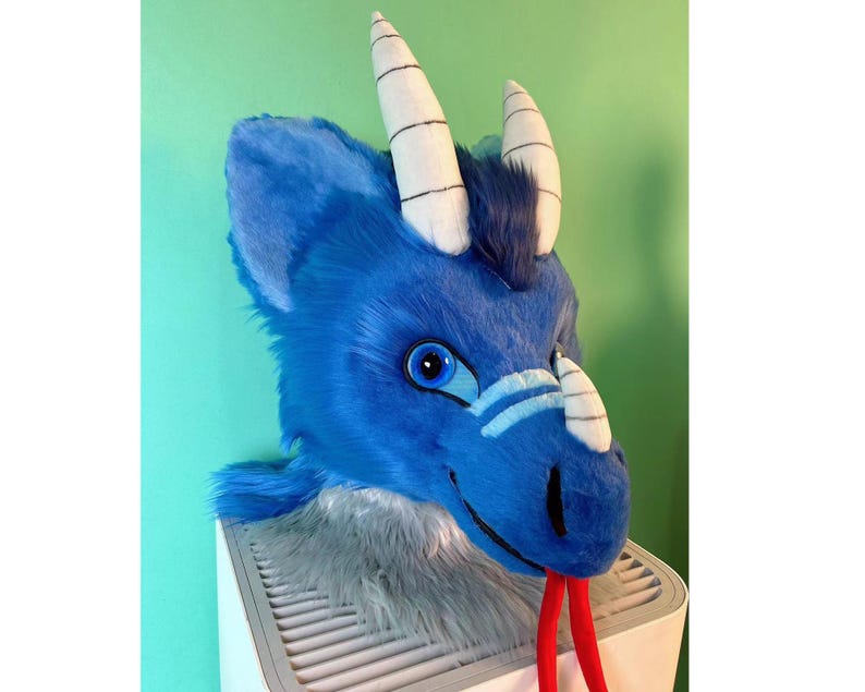 Custom Toony Fursuit Dragon Head - Cosplay Furry Head - Etsy Canada
