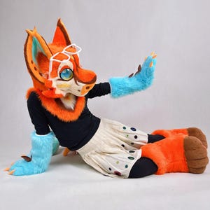 Toony Tiger Dragon Fursuit: Custom Full Body Furry Costume - Etsy Australia