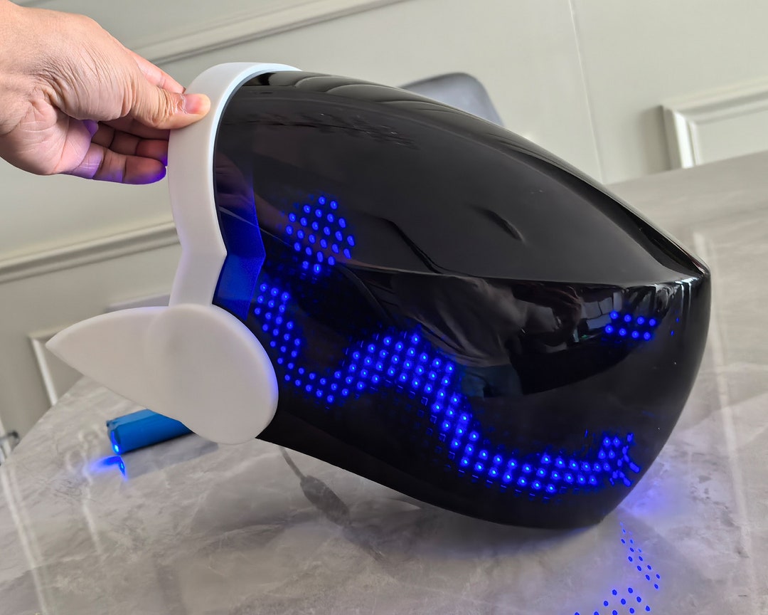 Fursuit Protogen Head Mask Kit - Furry 3D Print Head Skull Base With Light Kit - SCLMRO - Etsy