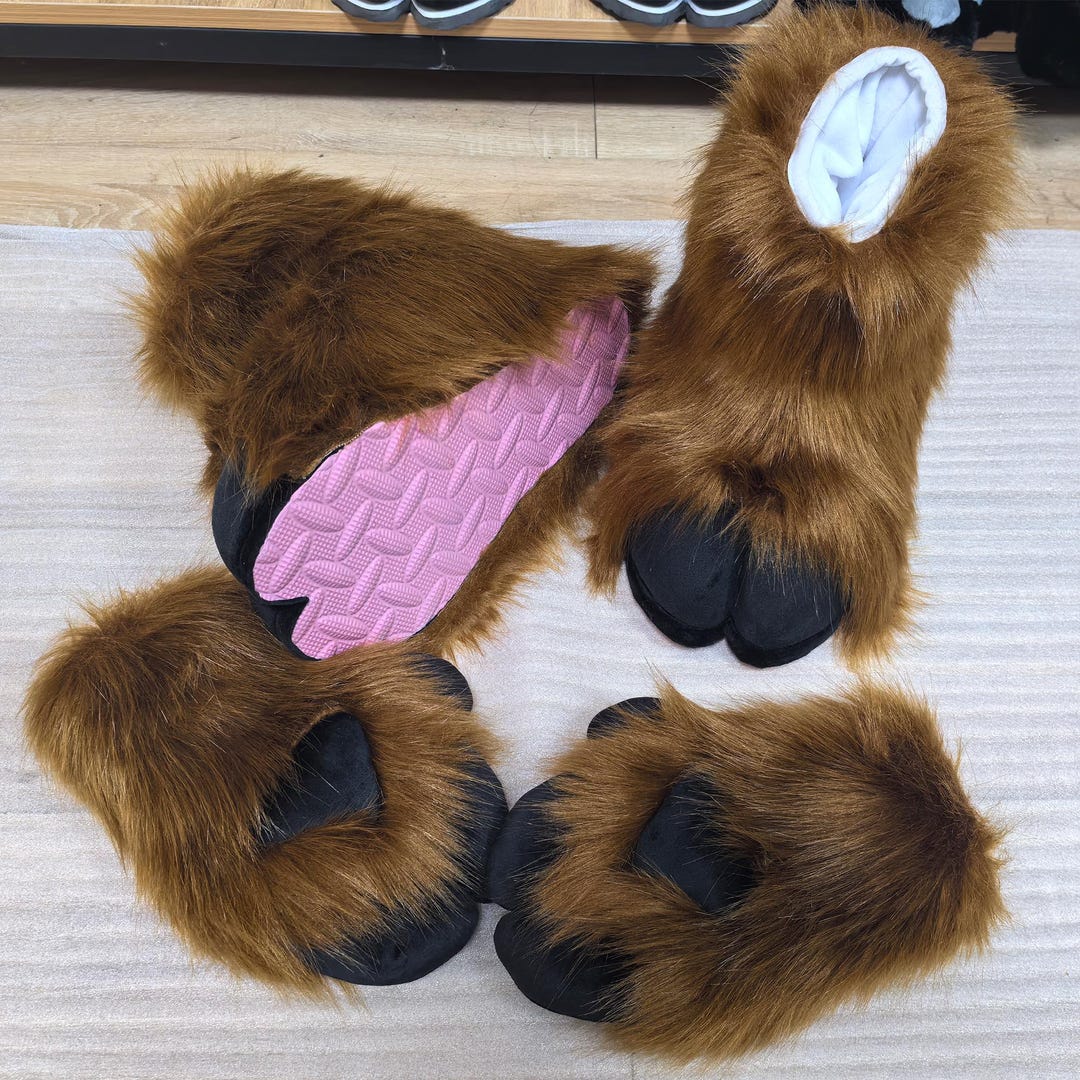 Custom Fursuit Paws: Sheep Hoof Shoes, Furry Cosplay Gloves - Etsy