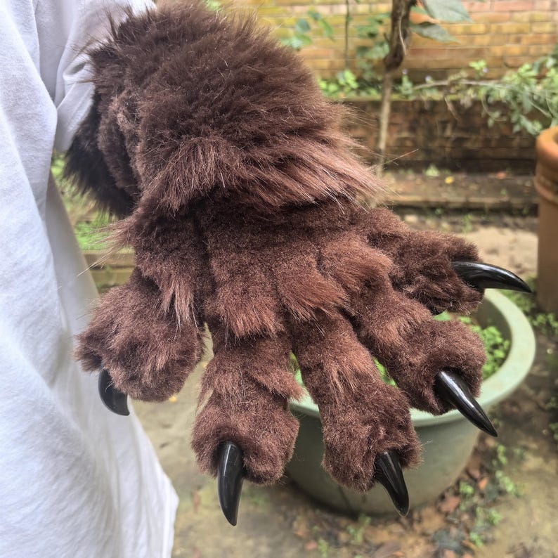 Realistic Version Paws Fursuit - 5 Fingers Furry Gloves - Commission ...