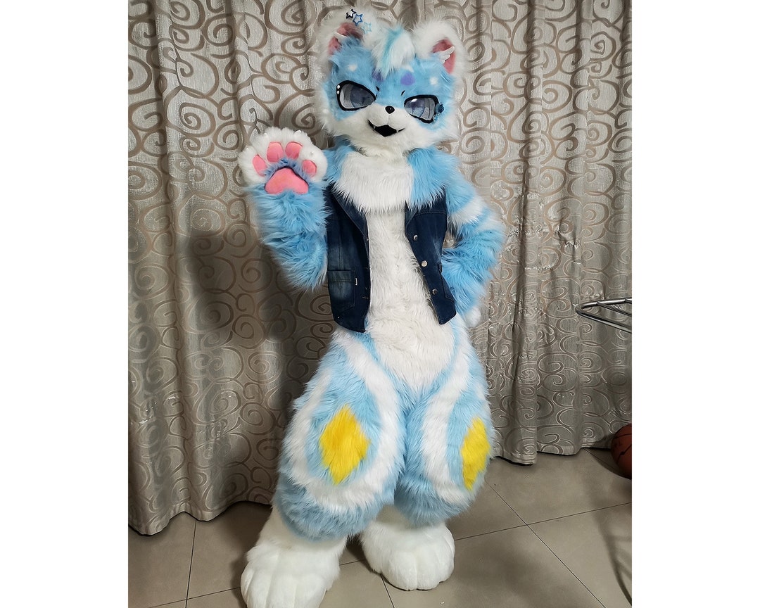 Fursuit Full-body Customization Furry Paws Head Tail Shoes Clothes by ...