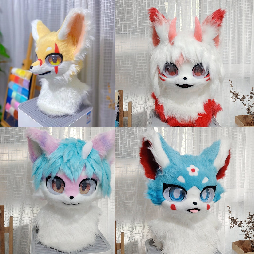 Fursuit Kemono Head Custom Furry Head Kemono Head Skull Base Cosplay - Etsy