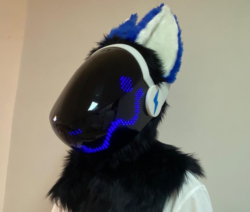 Protogen Head Custom - Fursuit Head Personalized - Furry Cospaly ...