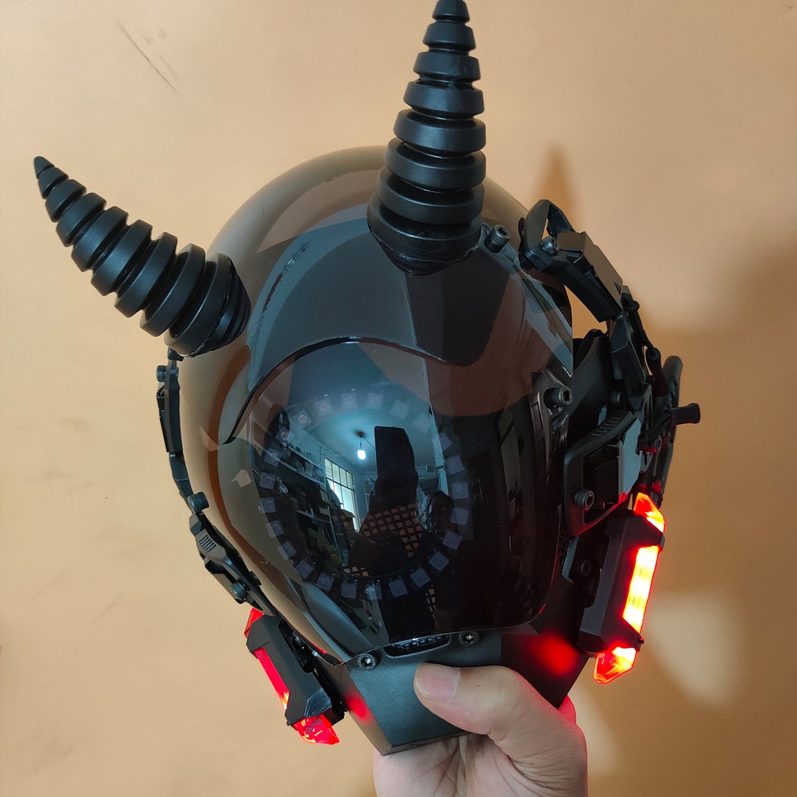 Cyberpunk Mask Cyber Mask Samurai Helmet Tactical Helmet - Etsy