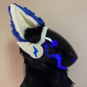 Protogen Head Custom - Fursuit Head Personalized - Furry Cospaly - Etsy