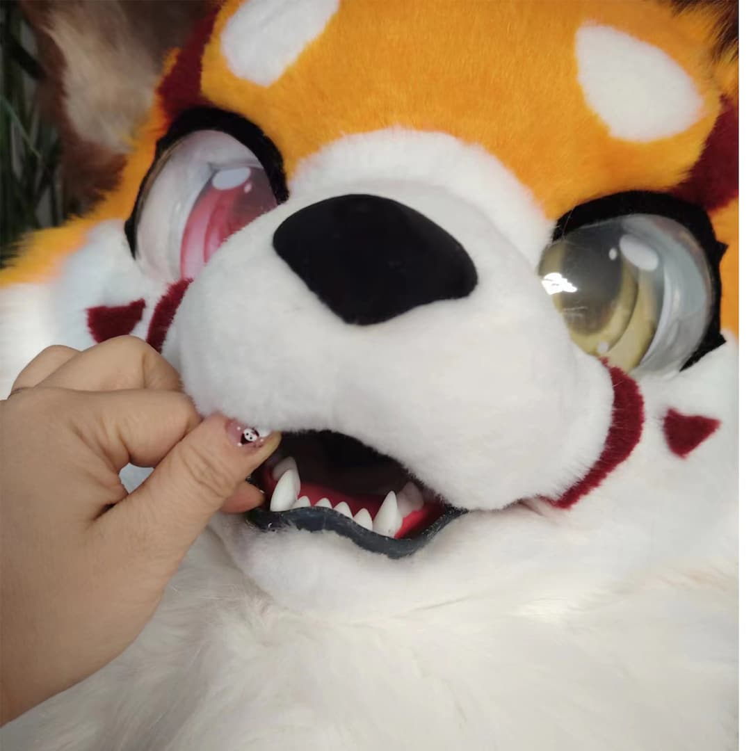 Fursuit Kemono Moving Jaw Head - Furry Head - Kemono Head Skull Base ...