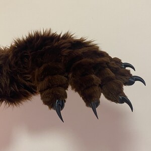 Fursuit Five Finger Realistic Version Paws - Animal Bear Lion Tiger ...