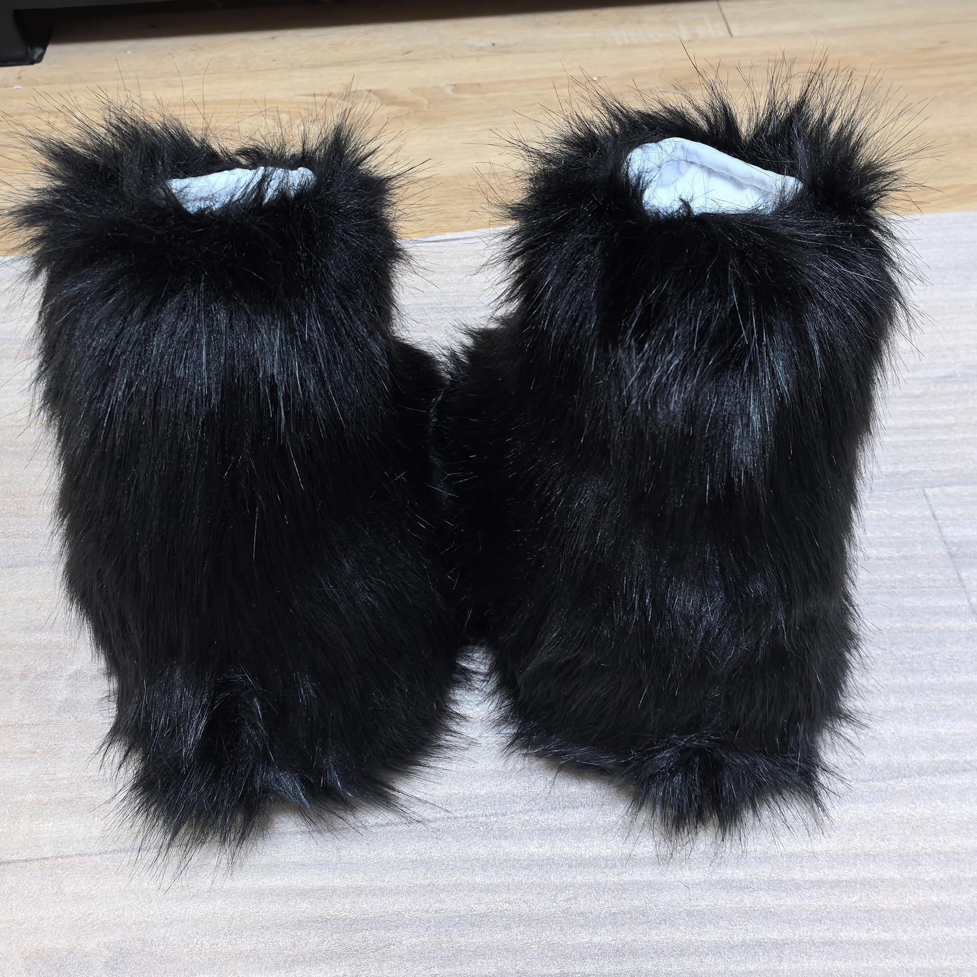 Black Fursuit Hoof Shoes: Furry Paws Cosplay Footwear - Etsy