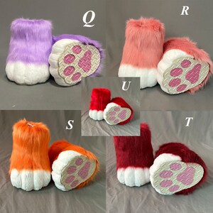 Fursuit Feet Paws - Furry Shoes Paws Kemono Foot Outdoors Paws Cosplay ...