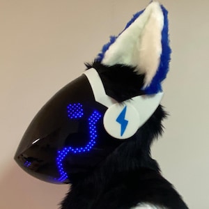 Protogen Head Custom - Fursuit Head Personalized - Furry Cospaly - Etsy