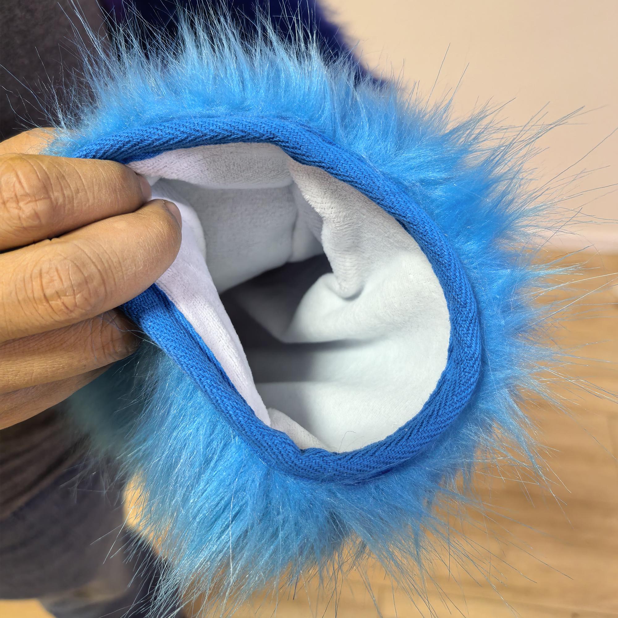 65cm Fursuit Paws: Long Furry Arm Gloves, Animal Cosplay - Etsy
