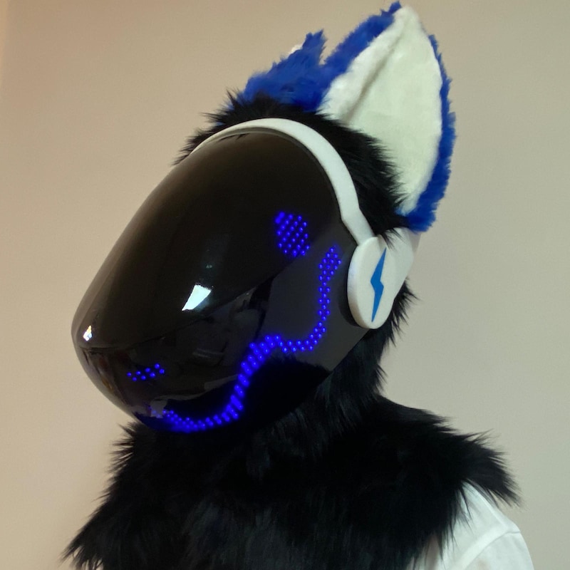 Protogen Mask Premade - Etsy