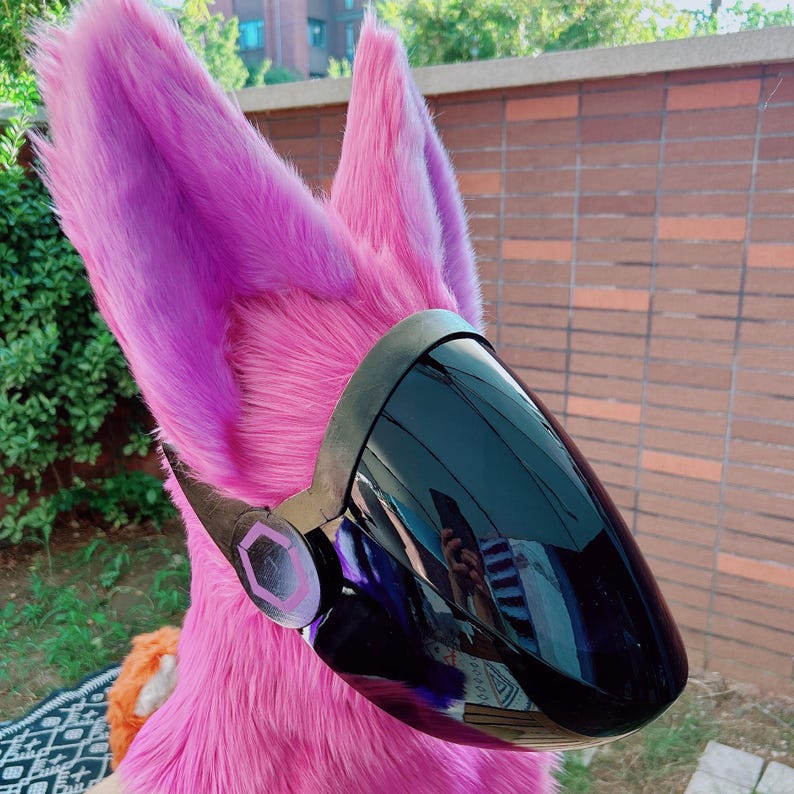 Protogen Head Custom - Fursuit Head Personalized - Furry Cospaly - Etsy