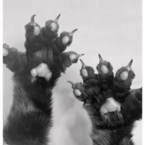 Fursuit Five Finger Realistic Version Paws - Animal Bear Lion Tiger ...