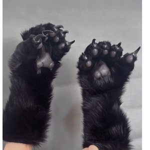 Fursuit Five Finger Realistic Version Paws - Animal Bear Lion Tiger ...