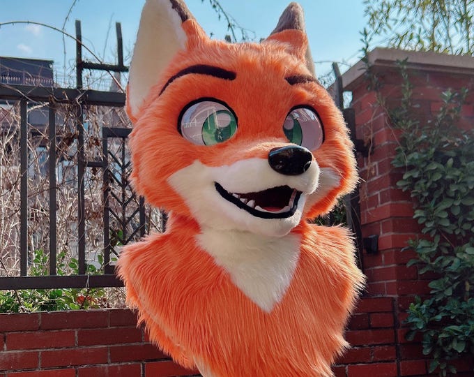 Fox Fursuit Partial - Etsy