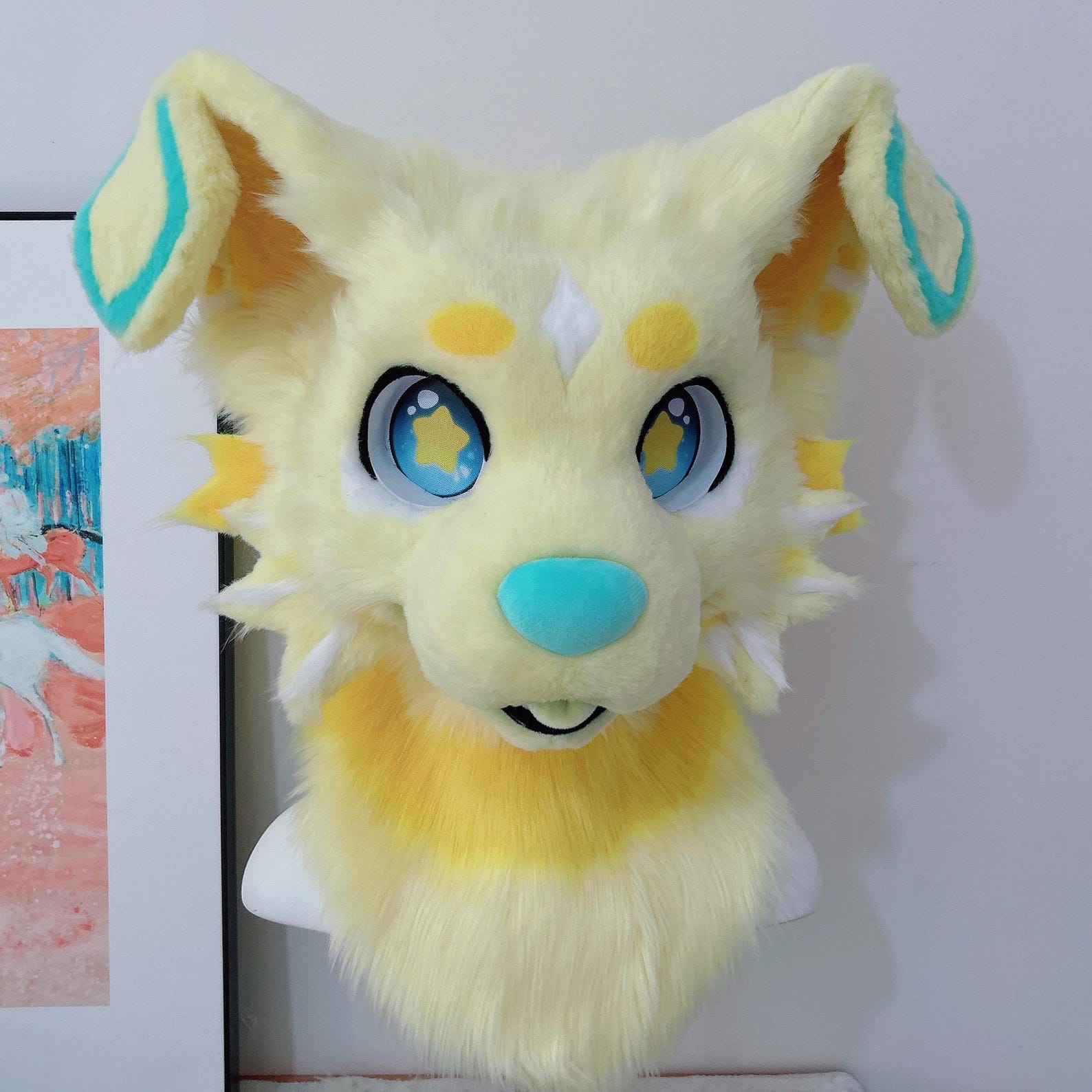 Toony Dog Fursuit Head: Custom Furry Head SCLMRO - Etsy