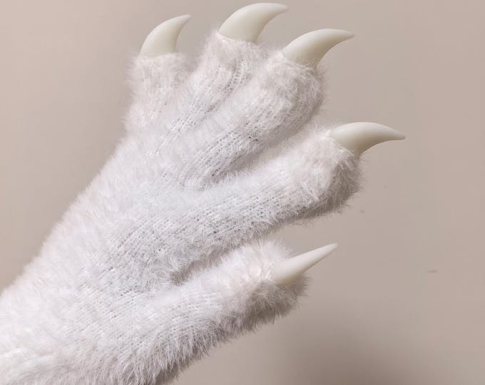 17 Colorsfursuit Furry Cat Paws With Claw, Fursuit Cat Gloves, Cosplay ...