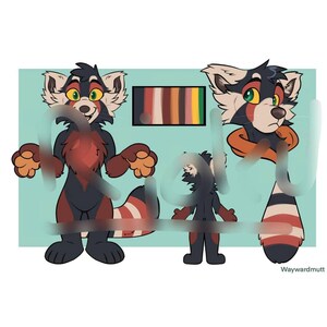 Fursuit Full-body Red Panda Customization - Furry Paws Head Tail Shoes ...