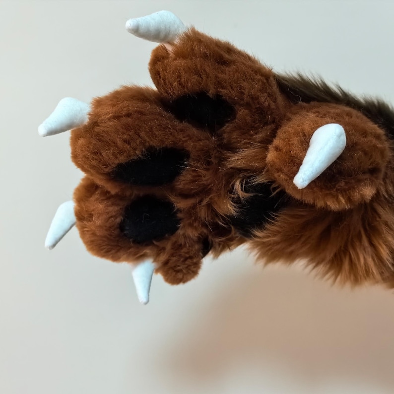 Fursuit Paws: Long Arm Gloves, Animal Cosplay, Custom Size - Etsy