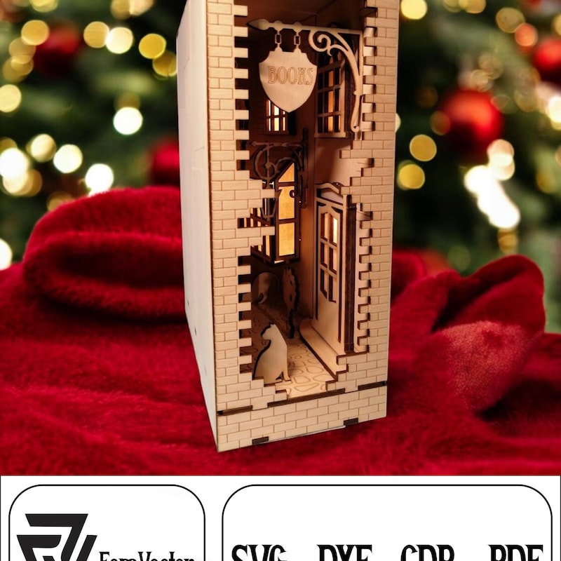 Book Nook Cdr - Etsy