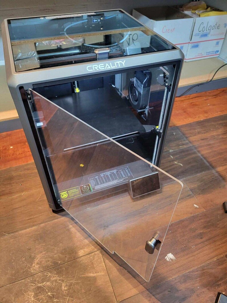 Creality 3D Printer K1 Max Front Door Dxf,cdr,svg,pdf Laser Cut File - Etsy