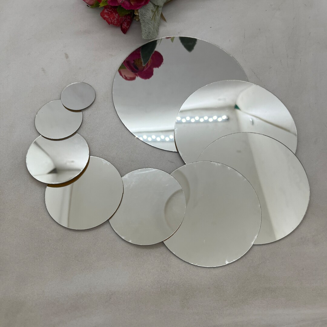 Plexiglass Silver in Color Circles Round Acrylic Mirror Bulk Sale in ...