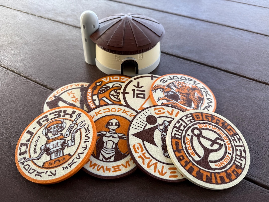 Oga's Cantina Coaster Set - Etsy