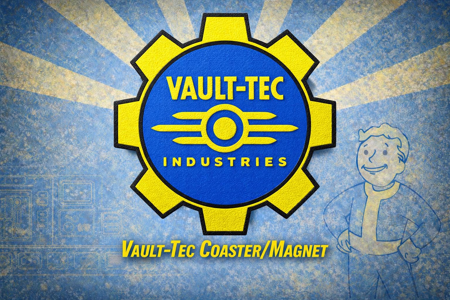Fallout Vault-tec Industries Magnet / Coaster - Etsy