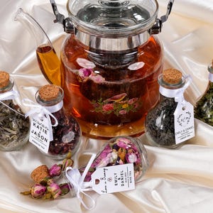 Wedding Tea Favors for Guests, Loose Leaf Tea, Wedding Guest Gifts ...
