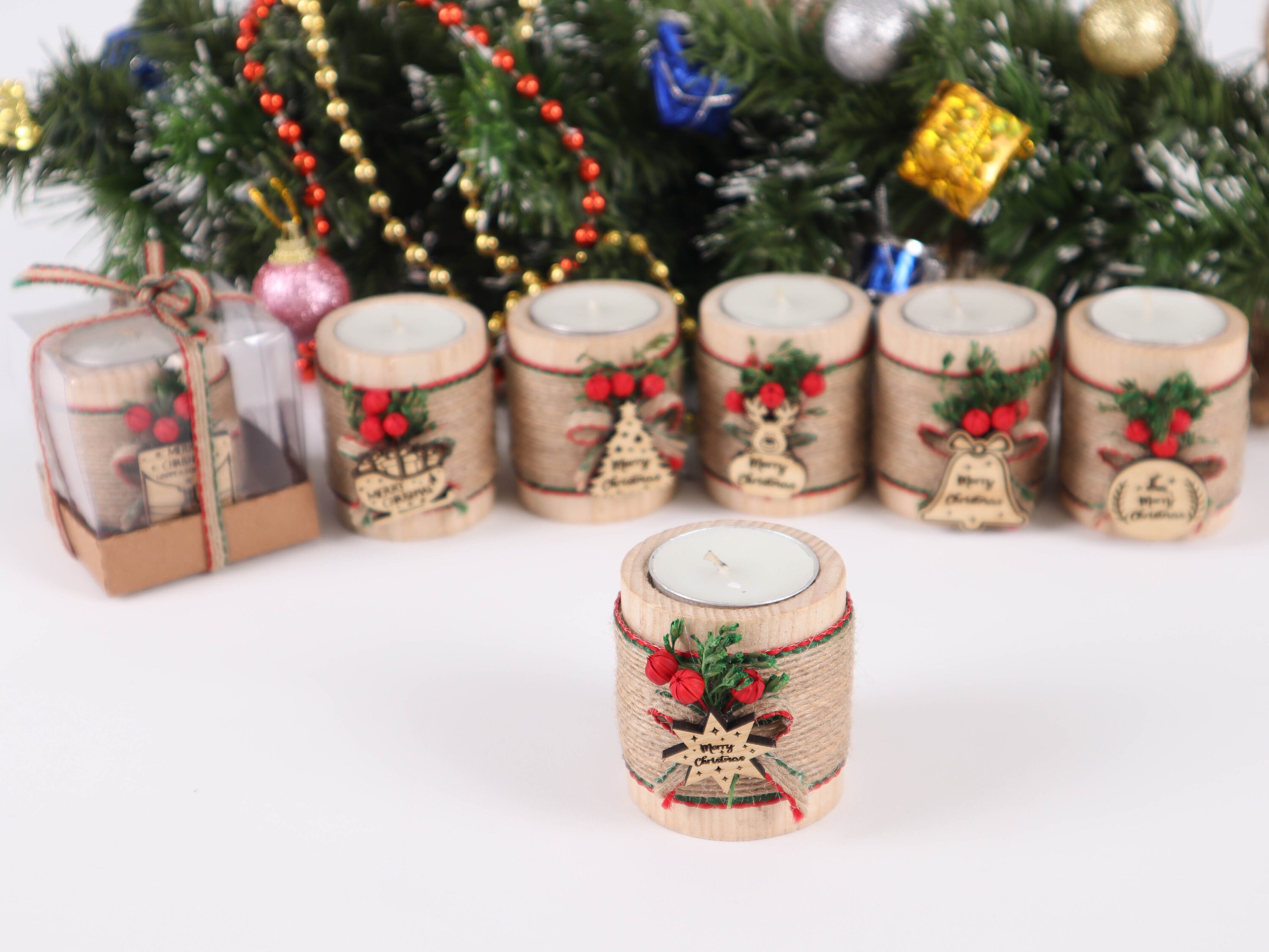 Personalized Christmas Gifts, Christmas Personalized Candle Favor ...