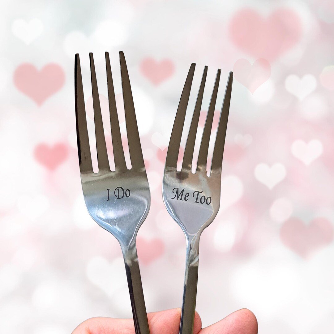 Engraved Valentine Fork, Personalized Love Keepsake, Wedding or ...
