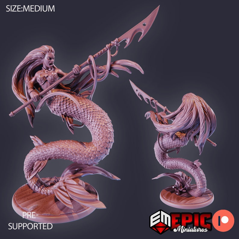 Mermaids 33 Underwater Mayhem Epic Miniatures - Etsy