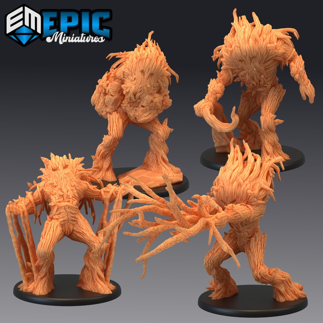 Shambling Mound - Set | #52 - Cruel Marshes | Epic Miniatures - Etsy