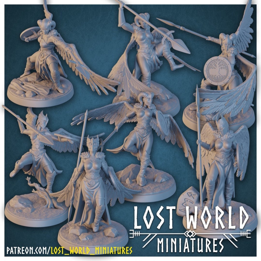Valkyrie Miniatures by Lost Worlds Miniatures | 7 Poses to Pick From ...