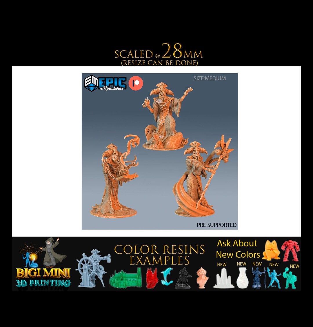 Arch Lich - Set | #61 - Haunted Catacombs | Epic Miniatures - Etsy