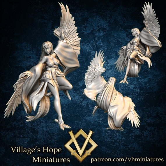 Half Bird Dancer Harpy Dancer Bard From Decembers 21 - Etsy