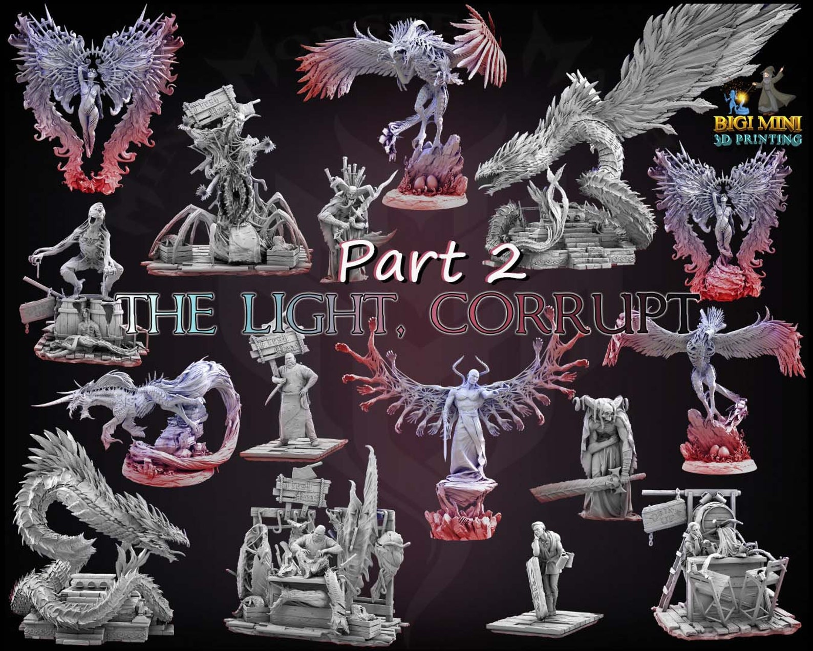 The Light, Corrupt, Part 2, a Collection by Mini Monster Mayhem - Etsy