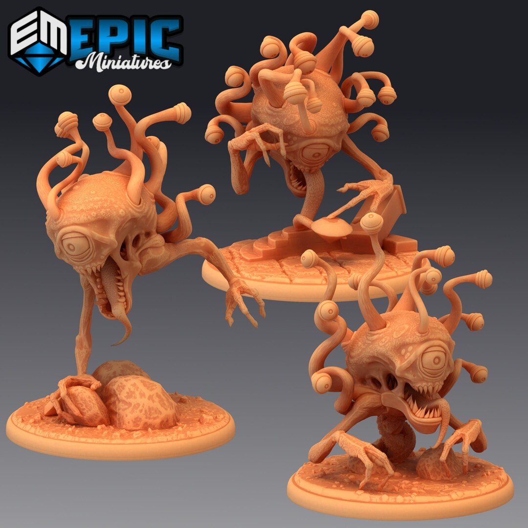 Ancient Eye Terror - Set | #55 - Secret Minds | Epic Miniatures - Etsy
