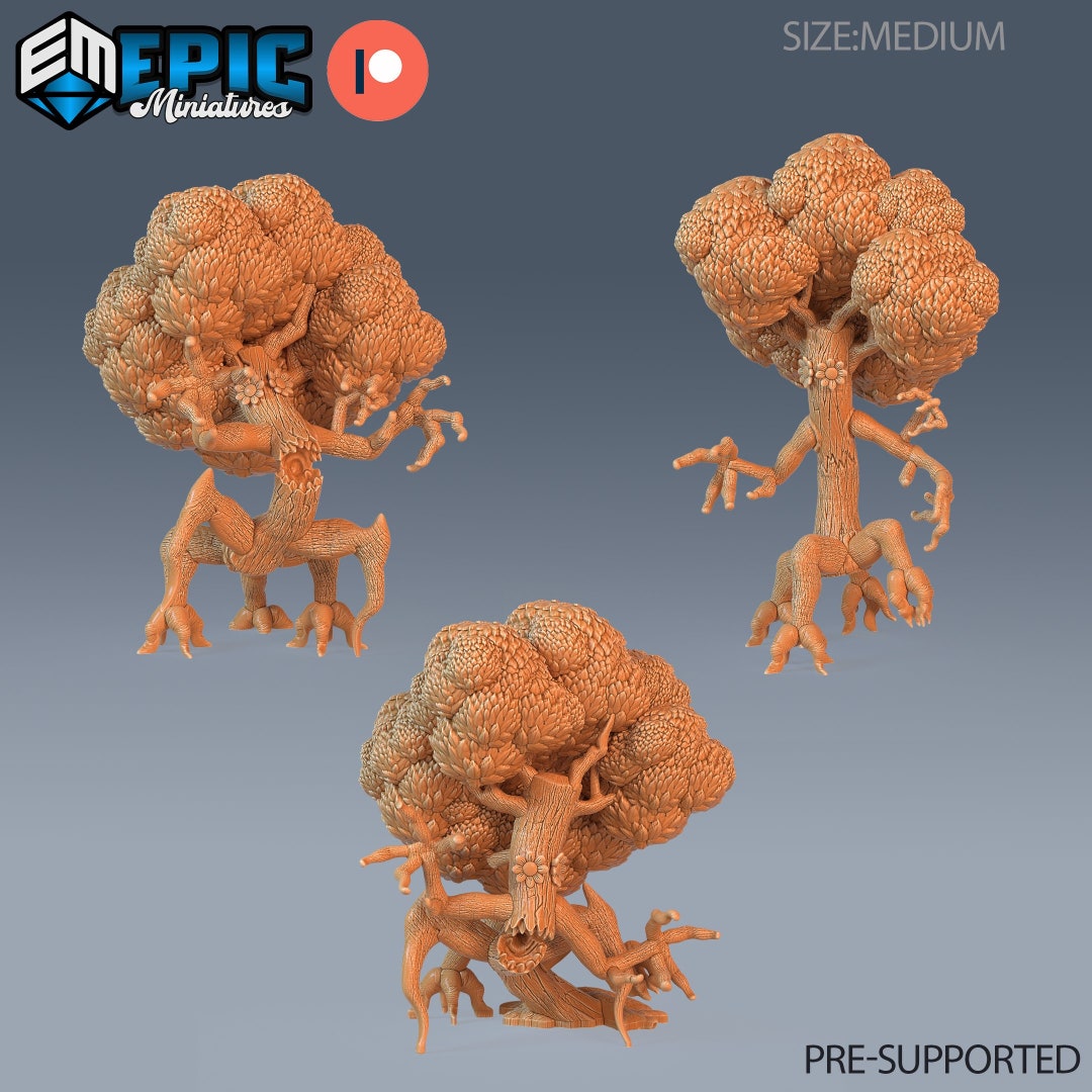 Sentient Tree - Set | #59 - Forest of Wonders | Epic Miniatures - Etsy