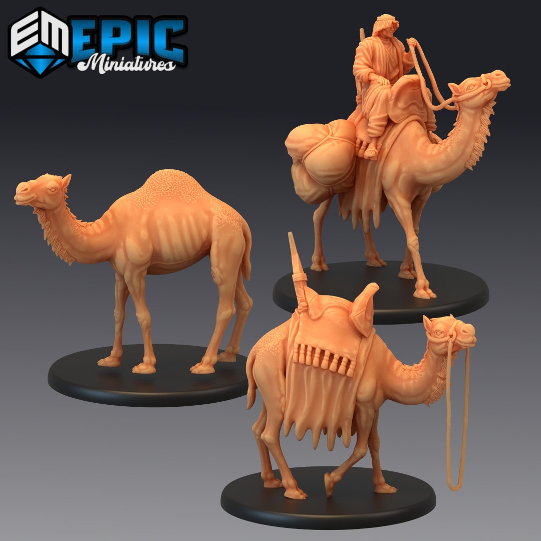 Camel - Set | #56 - Oriental Dunes | Epic Miniatures - Etsy