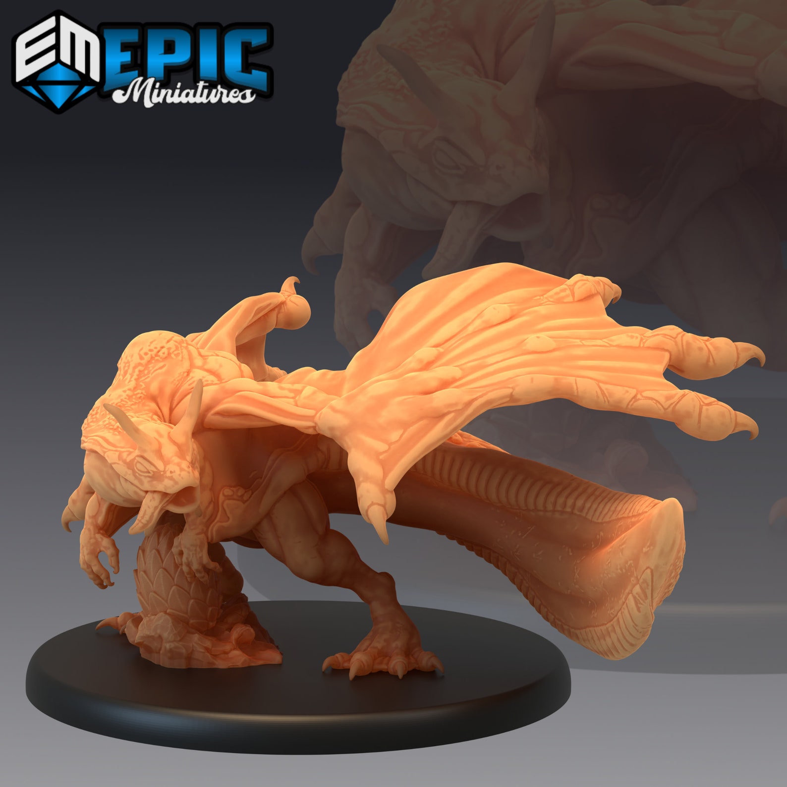 Frog Dragon - Set | #52 - Cruel Marshes | Epic Miniatures - Etsy