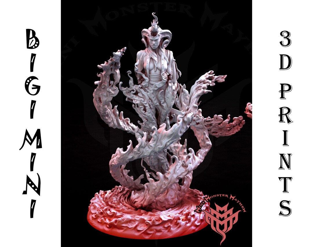 Fire Genie - From the Aspects of Terra, a Collection by Mini Monster ...