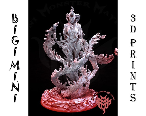 Fire Genie From the Aspects of Terra a Collection by Mini | Etsy