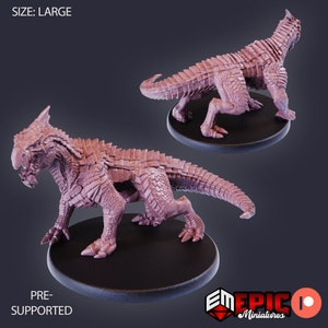 White Guard Drake - Set | #48 - Extra Monster Pack | Epic Miniatures - Etsy